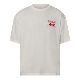 Replay - "Martin Garrix" T-Shirt f&uuml;r Herren, Baumwolle, &Uuml;bergro&szlig; (Wei&szlig;)