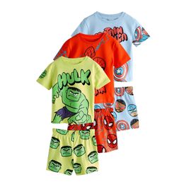 Next Pajamas boy size 116 Light blue / Yellow / Green / Red