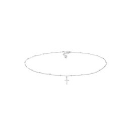 ELLI Choker Kette 'Kreuz' Damen Gr&ouml;&szlig;e 36 silber