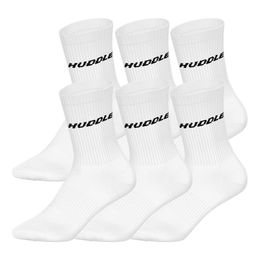 Huddle Socken Damen Gr&ouml;&szlig;e 39/42 schwarz / wei&szlig;