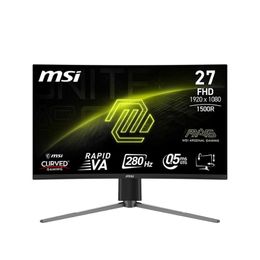 MSI Curved-Gaming-Monitor &raquo;MAG 276CPXF&laquo; 69 cm/27 &prime;&prime; 1920 x 1080 px Full HD 0,5 Reaktionszeit 280 Hz 5-Wege Joystick Navigation schwarz schwenk-, neig-