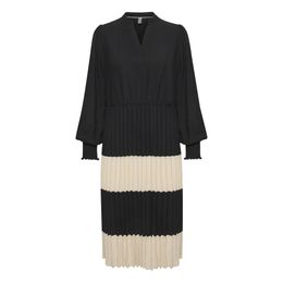 Culture Kleid 'CU Betty' Damen Gr&ouml;&szlig;e 42 beige / schwarz Sommerkleid
