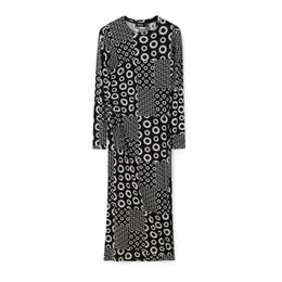 Desigual Kleid 'FLORIDA' Damen Gr&ouml;&szlig;e 34 schwarz / wei&szlig; Sommerkleid