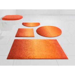 Grund Badematte &raquo;Mistral&laquo; H&ouml;he 20 mm rutschhemmend beschichtet fu&szlig;bodenheizungsgeeignet meliertes Design, Ombr&eacute;-Look, auch als 3 teiliges Set, Made in 
