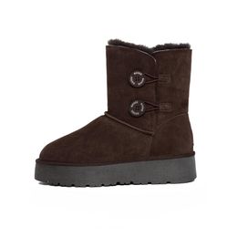 Gooce Boots 'Hubbard' Damen Gr&ouml;&szlig;e 36 schoko