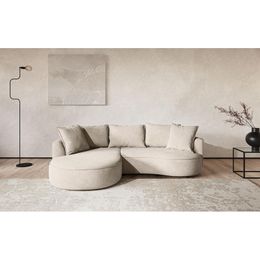 OTTO home Ecksofa &raquo;Sana L-Form, B: 260 cm, organische Form, Otto.Verl&auml;ssliche Qualit&auml;t&laquo; Loungesofa mit Wellenunterfederung beige 94% POLYESTER (PES) 6