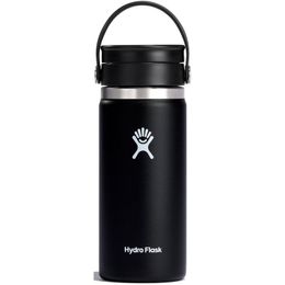 Hydro Flask Trinkflasche &raquo;16 OZ Wide Flex Sip Lid, 473 ml&laquo; Geeignet f&uuml;r alle Wide Mouth Kappen und Deckel schwarz Edelstahl, Kunststoff 473ml
