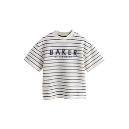 Baker By Ted Baker T-Shirt Jungen Gr&ouml;&szlig;e 152 hellbeige / navy / rosa