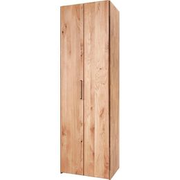 Home Affaire Faltt&uuml;renschrank &raquo;Chamara&laquo; in unterschiedlichen Schrankbreiten erh&auml;ltlich, massives Eichenholz beige B/H/T: 63cm x 218cm x 65cm, T&uuml;ren: 1