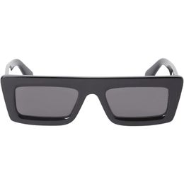 Off-White Off White - "Ontario" Quadratisch-Sonnenbrille (Schwarz/Dunkelgrau)