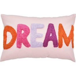 done. Dekokissen &raquo;CUSHION HAPPY DREAM&laquo; rosa Baumwolle B/L: 40cm x 60cm, 1 Stk.