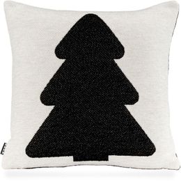 HOCK Dekokissen &raquo;X-Mas Tree&laquo; Weihnachtszeit, Tannenbaum, inkl. F&uuml;llung, Bezug mit Rei&szlig;verschluss schwarz-wei&szlig; Obermaterial: 52% Polyester, 48% Baumwolle. 