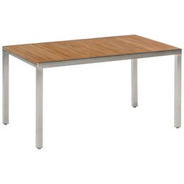 Merxx Gartentisch &raquo;Keros&laquo; 90x150 cm braun B/H/T: 90cm x 75cm x 150cm