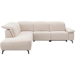 Musterring Ecksofa &raquo;MR 370, intelligenter Komfort im modernen Design&laquo; Optionale Relaxfunktion, flexible Kopfteile & klappbare Armlehnen 16% Baumwolle, 79% 