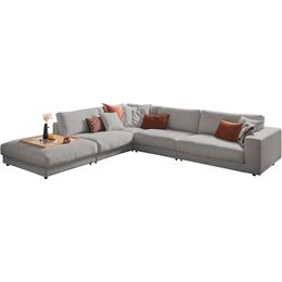 3C Candy Ecksofa &raquo;Enisa II, bequem und komfortabel, gro&szlig;es Familiensofa, L-Form&laquo; incl. 3 Flatterkissen, wahlweise mit Flecken-Schutz-Bezug Easy care 