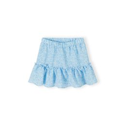 MINOTI Skirt girl size 116/122 Light blue / White