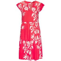 Lascana Kleid Damen Gr&ouml;&szlig;e 46 purpur / offwhite