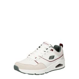 SKECHERS Sneakers 'Uno - Retro One' male size 48.5 Greige / Green / Dark red / White