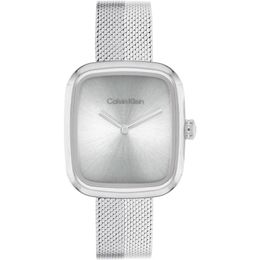 Calvin Klein Damen Quarzuhr &raquo;CK ADORE&laquo; Armbanduhr, Damenuhr, Edelstahlarmband, analog silber Einheitsgr&ouml;&szlig;e