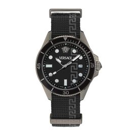 Versace Herren Quarzuhr &raquo;GRECA FORCE&laquo; Armbanduhr, Herrenuhr, Swiss Made, analog, Tag schwarz Einheitsgr&ouml;&szlig;e
