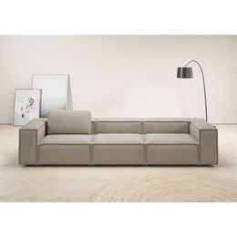 Home Affaire 3,5-Sitzer &raquo;Watertown, modernes Big-Sofa XXL, 336 cm Breite, auch in Feincord&laquo; Riesiges Designersofa mit viel Platz & weichen Bez&uuml;gen in 