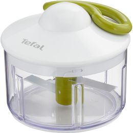 Tefal Gem&uuml;sehacker &raquo;5 Sekunden Zerkleinerer&laquo; 500ml, Edelstahlklingen, rutschfest, Soft-Touch-Griff, Wei&szlig;/Gr&uuml;n gr&uuml;n Einheitsgr&ouml;&szlig;e