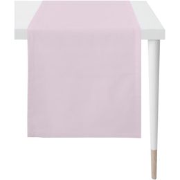 Apelt Tischl&auml;ufer &raquo;4362 Rips-Uni&laquo; Wasser- und Schmutzabweisend lila Baumwolle, Polyester B/L: 45cm x 135cm, 1 Stk., rechteckig