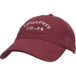 Chillouts Herren Chillouts Baseball Cap &raquo;Woodland Hat&laquo; mit Chillouts-Stickerei im Vintage-Stil rot Einheitsgr&ouml;&szlig;e