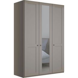 Wiemann Kleiderschrank &raquo;G&ouml;teborg, mit 95&deg; &Ouml;ffnungswinkel, Made in Germany&laquo; inkl. Spiegel und T&uuml;rend&auml;mpfung, moderner Landhausstil grau Glas, 