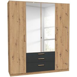 Rauch Kleiderschrank &raquo;Schrank Dreht&uuml;renschrank Ankleide Garderobe Schlafzimmer MOSBACH&laquo; Breiten: 181/226/271 cm, H&ouml;he 210 cm, mit Spiegel und farblich