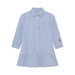 Noppies Kleid in Hellblau/ Wei&szlig; - 41% | Gr&ouml;&szlig;e 116 | Kinderkleider