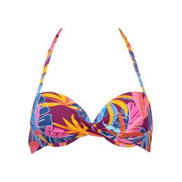 Buffalo Bikini-Oberteil in Lila/ Pink - 68% | Gr&ouml;&szlig;e 40C-Cup | Damen-bademode