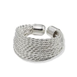 Aniston Jewelry & Watches Damen Aniston JEWELRY & WATCHES Fingerring &raquo;Schmuck Geschenk Kupfer Damenring Ring Gr&ouml;&szlig;enverstellbar&laquo; Made in Germany silber