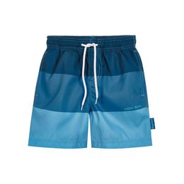 Playshoes Badeshorts "Color Block" in Blau - 19% | Gr&ouml;&szlig;e 98/104 | Kinder-bademode