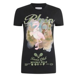 Philipp Plein Sexy Pure Fit T-Shirt Tennis Club Strass