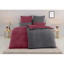 OTTO home Wendebettw&auml;sche &raquo;Desner2 100% Microfaser, extra weich, allergikerfreundlich&laquo; 2 Stk. Premium Qualit&auml;t, uni, schnell trocknend, pflegeleicht, 