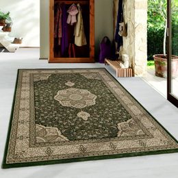 Ayyildiz Teppiche Teppich &raquo;KASHMIR 2601&laquo; rechteckig 10 mm H&ouml;he Orient Optik, pflegeleicht, robuster Kurzflor, Wohnzimmer gr&uuml;n Polypropylen (PP) B : 200cm 1 Stk., 10mm, 