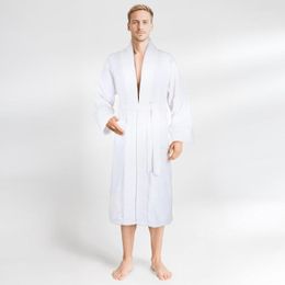 HAMMETEX Herrenbademantel &raquo;hergestellt aus 100% Baumwolle &ndash; 380 g/m&sup2; Frottee, mit Taschen&laquo; 1 Stk. saugf&auml;hig & Weich wei&szlig; Baumwolle M