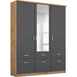 Rauch Kleiderschrank &raquo;Kleiderschrank Schrank Garderobe deckenhoher Schrank BREMEN&laquo; optional mit Spiegel, Breiten: 91/136/181 cm, H&ouml;he: 199 cm, in 