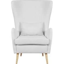 Home Affaire Sessel &raquo;Sallito, Ohrensessel, TV-Sessel&laquo; f&uuml;r Wohnzimmer, auch in Samtcord grau Struktur Hahnentritt (67% Polypropylen, 33% Polyester);
