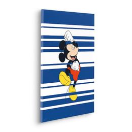Komar Leinwandbild &raquo;Mickey Rockstar - Gr&ouml;&szlig;e 40 x 60 cm&laquo; Natur 1 Stk. tlg. Keilrahmenbild mi Echtholzrahmen bunt Holz, Papier B/H/T: 40cm, Natur, 1 Stk.