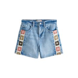 next Shorts Damen Gr&ouml;&szlig;e 28 blau / oliv / altrosa / offwhite