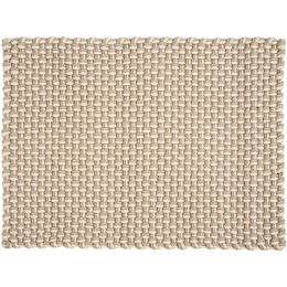 Pad Fu&szlig;matte &raquo;POOL, Schmutzfangmatte&laquo; rechteckig 15 mm H&ouml;he handgewebt, In- und Outdoor geeignet, auch als L&auml;ufer erh&auml;ltlich beige Kunstfaser B : 52cm