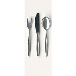 Livingwalls living walls Fototapete &raquo;Besteck&laquo; glatt Vlies, Wand, Schr&auml;ge bunt Vlies B/L: 1m x 2,8m