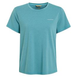 Craghoppers - "Ellie II" T-Shirt f&uuml;r Damen, kurz&auml;rmlig (Glasiger Aquamarin)
