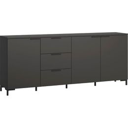 Home Affaire Kommode &raquo;Alternative&laquo; Breite 201 cm Holzwerkstoff B/H/T: 200,5cm x 83,5cm x 40cm, 3 Stk., 3 Stk.