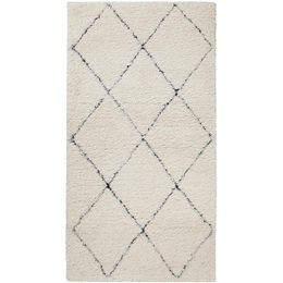 Wecon Home Hochflor-Teppich &raquo;STUDIO two&laquo; rechteckig 35 mm H&ouml;he weicher und kuscheliger Flor, Wohnzimmer, Shaggy, im Berber-Stil beige Polypropylen (PP