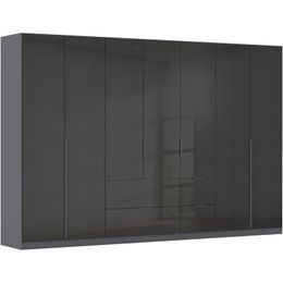OTTO home Dreht&uuml;renschrank &raquo;Kleiderschrank Schrank Garderobe AGORDO mit Dekor- oder Hochglanzfront&laquo; in zwei Griff-Farben, Breite 315 cm, mit 