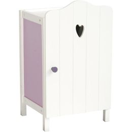 Roba Puppenkleiderschrank &raquo;Fienchen&laquo; rosa Einheitsgr&ouml;&szlig;e Puppenkleiderschrank