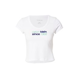 Calvin Klein Jeans T-Shirt '1968' Damen Gr&ouml;&szlig;e XS navy / gr&uuml;n / wei&szlig;